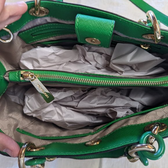 Michael Kors | Bags | Emerald Green Michael Kors Handbag | Poshmark